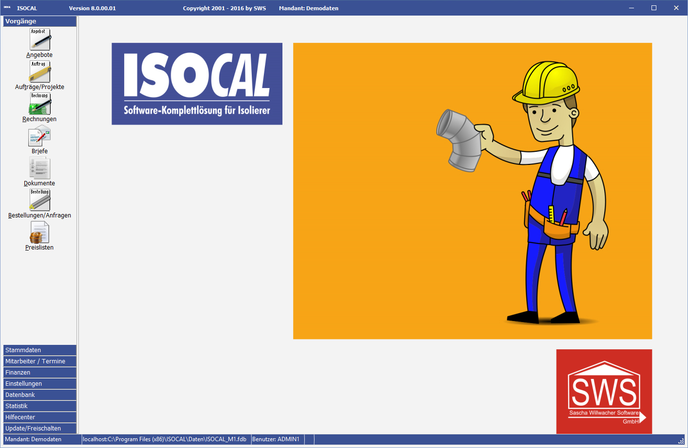 Software für Isolierer - ISOCAL - Leichte Bedienung