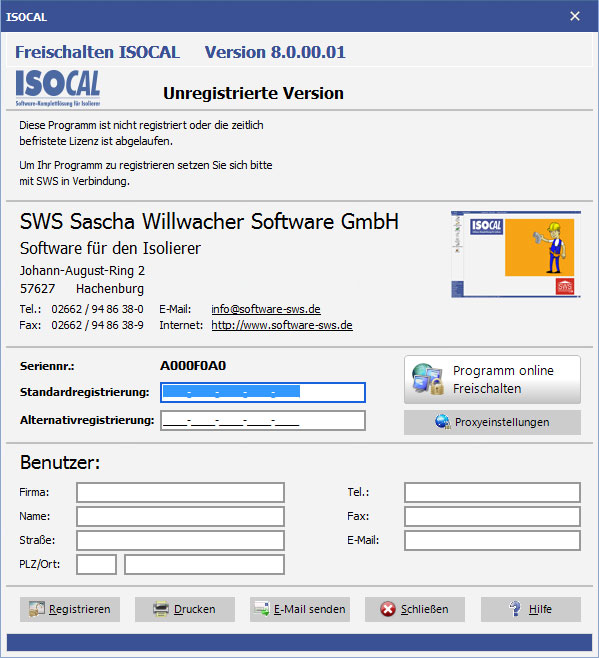 SWS - Software für Isolierer - Internet und E-Commerce - Webhosting